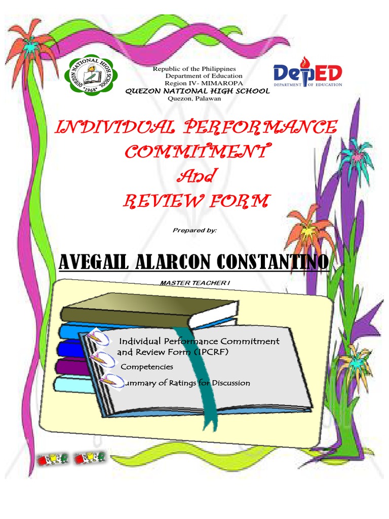 Ipcrf Cover | PDF | Behavior Modification