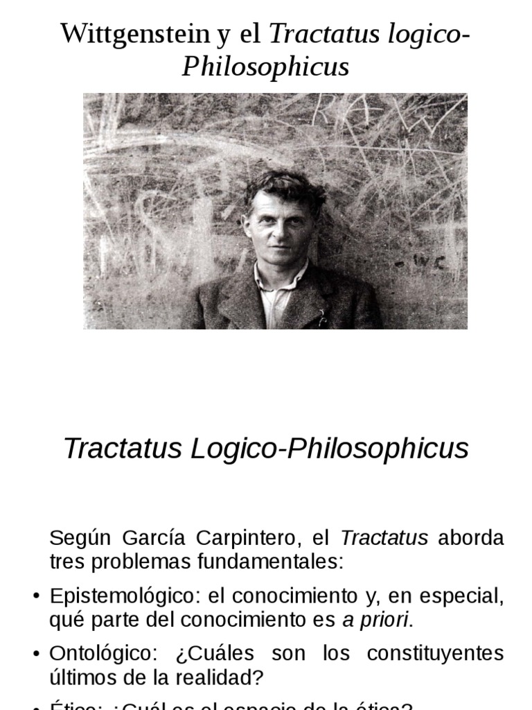 Introducción Al Tractatus | PDF | Ludwig Wittgenstein | Proposición