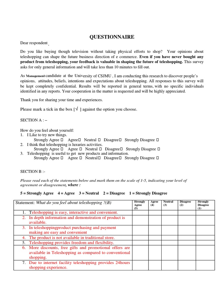 Edited - Final Touch Questionnaire PDF | PDF | Online Shopping | Retail