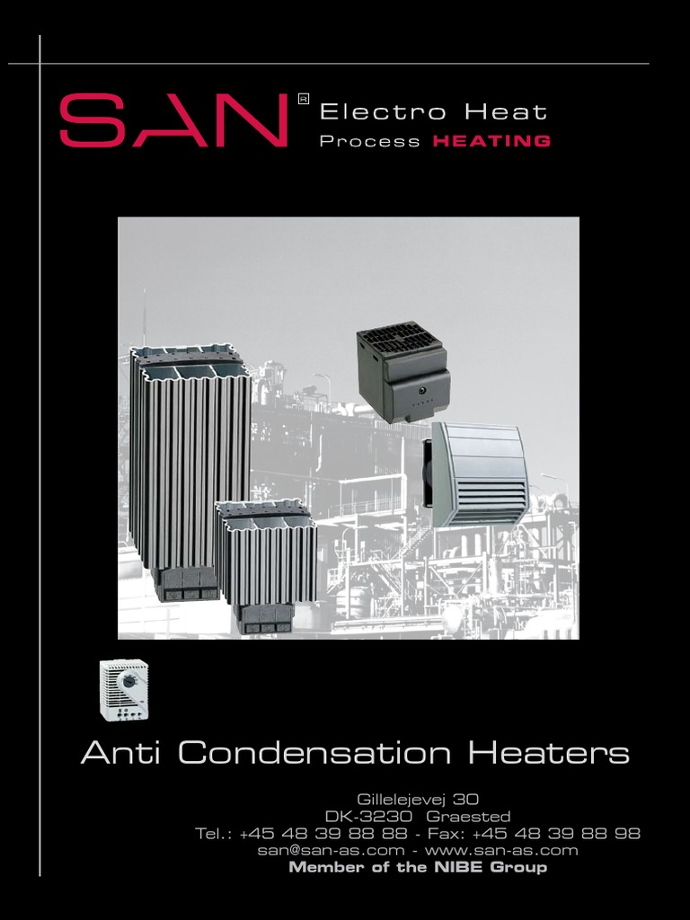 Anti Condensation Heaters March 2011 | PDF | Thermostat | Hvac