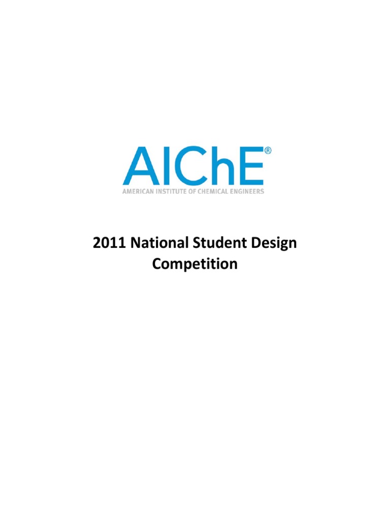 AIChE Design Competition PDF | PDF | Gas To Liquids | Natural Gas