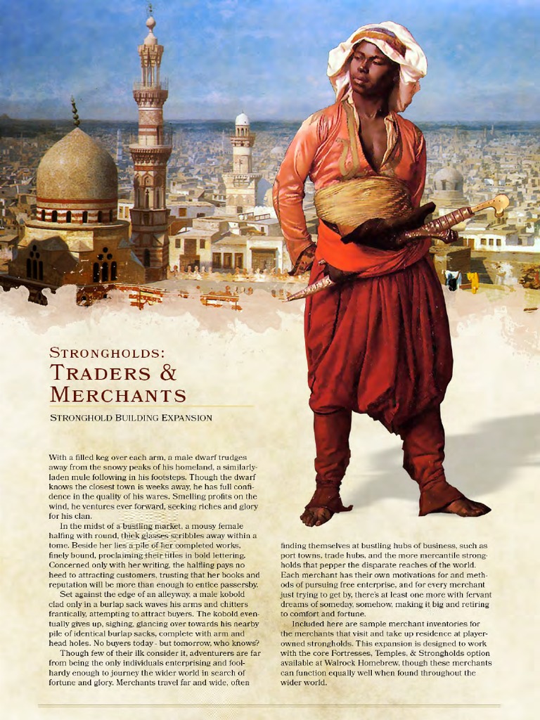 WH Traders & Merchants Inventories For 28 Different Types of Merchant ...