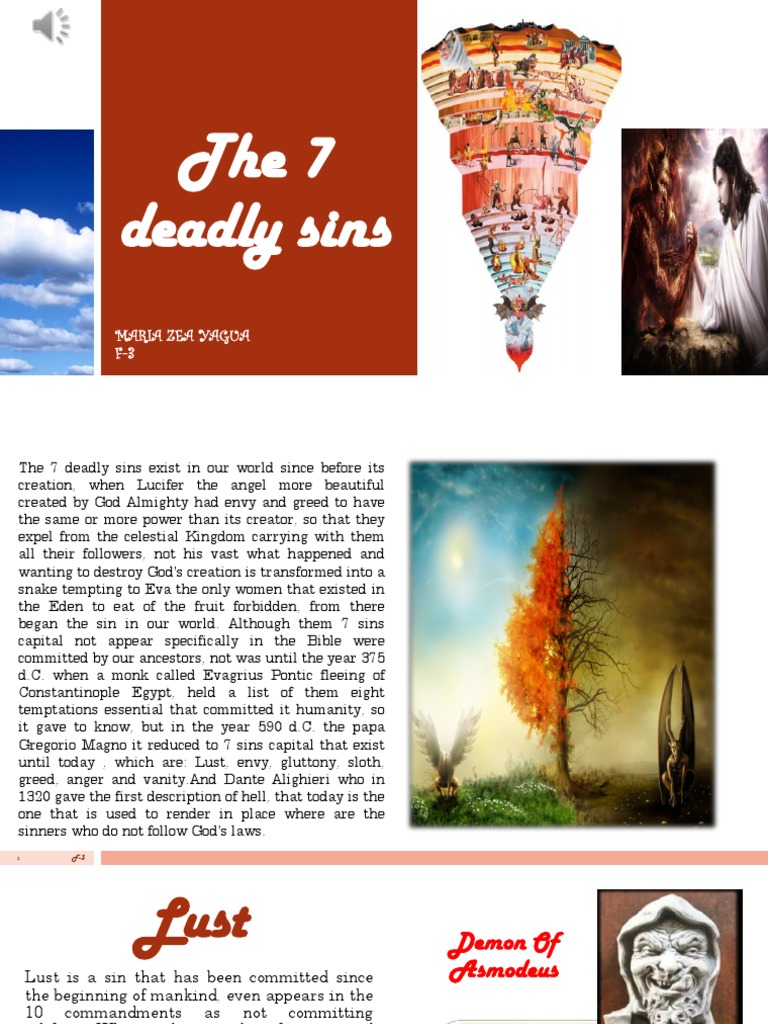 The 7 Deadly Sins: Maria Zea Yagua F-3 | PDF | Seven Deadly Sins ...