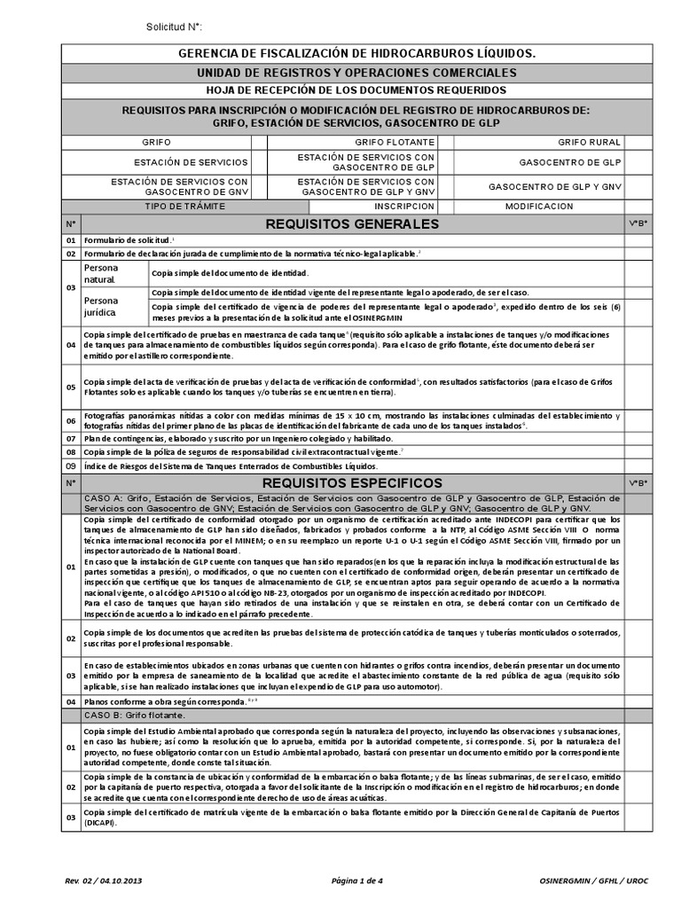 2.1 Hoja Rho Uroc Grifos, Eess y Gasocentros | PDF | Transporte | Archivo de computadora