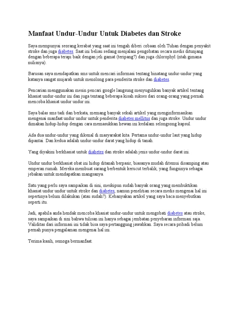 Manfaat Undur | PDF | Griya & Taman | Kesehatan Holistik