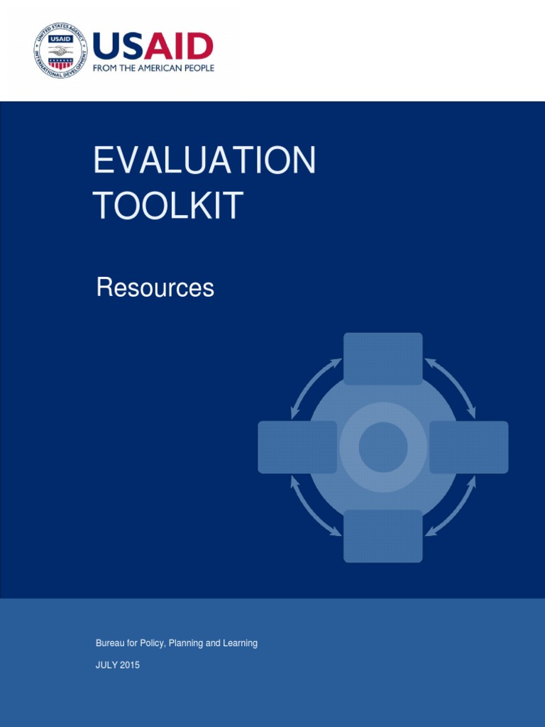 Usaid Evaluation Toolkit Pdf Pdf Evaluation Cognition