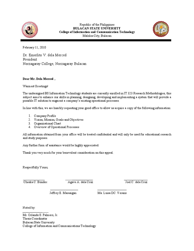Approval Letter For Company | PDF