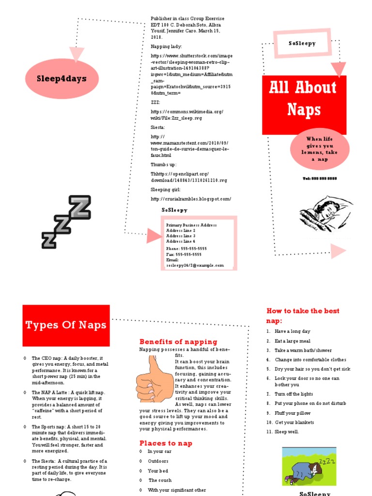 All About Naps 1 | PDF | Determinants Of Health | Psychological States