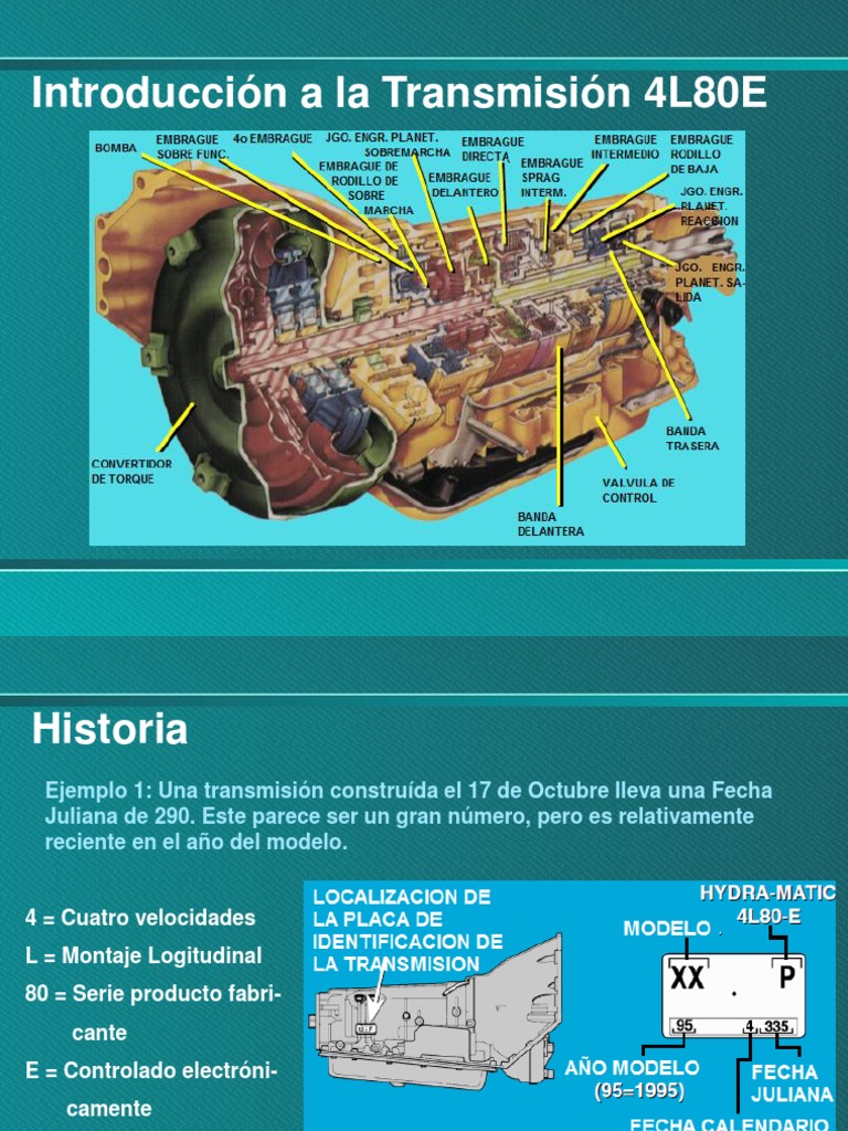 TRANSMISION | PDF | Transmisión automática | Transmisión (Mecánica)