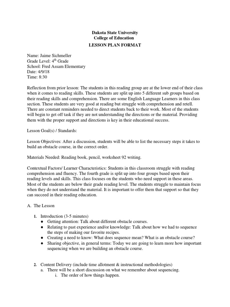 Walk To Read Lesson Plan | PDF | Lesson Plan | Reading Comprehension