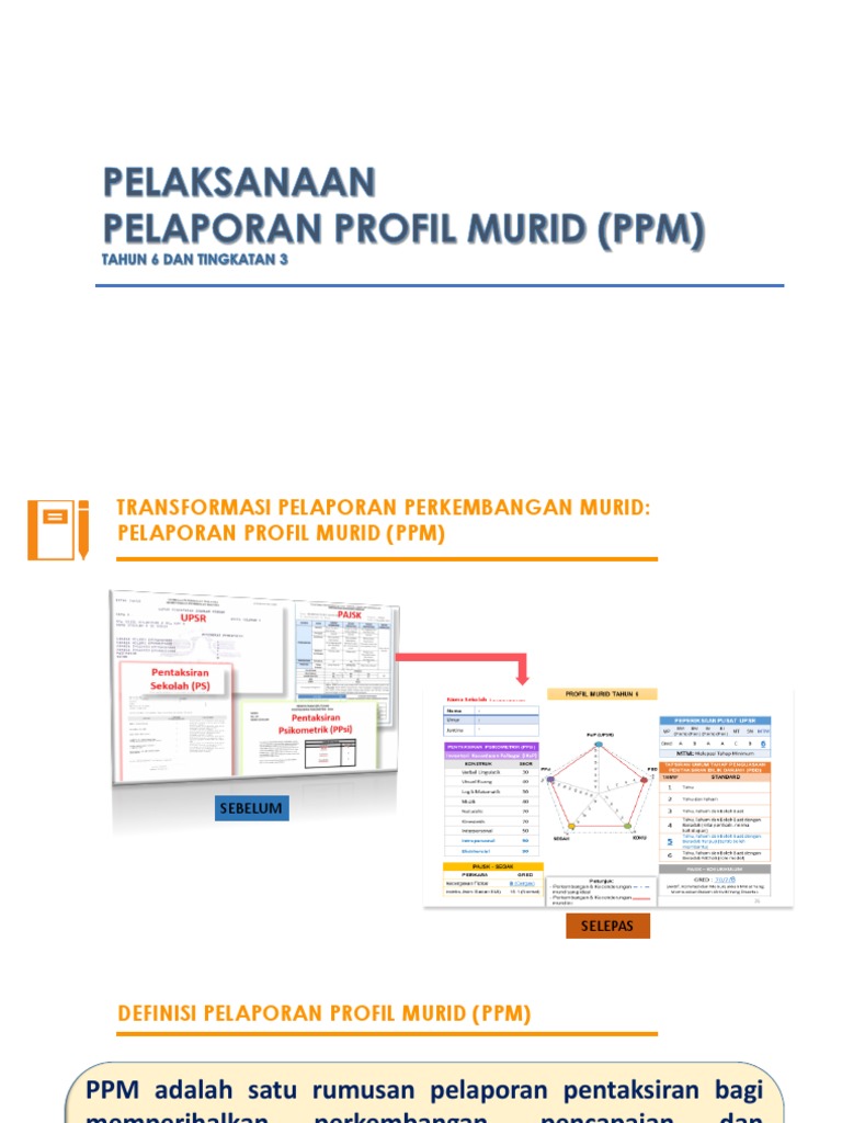 Pelaporan Profil Murid | PDF
