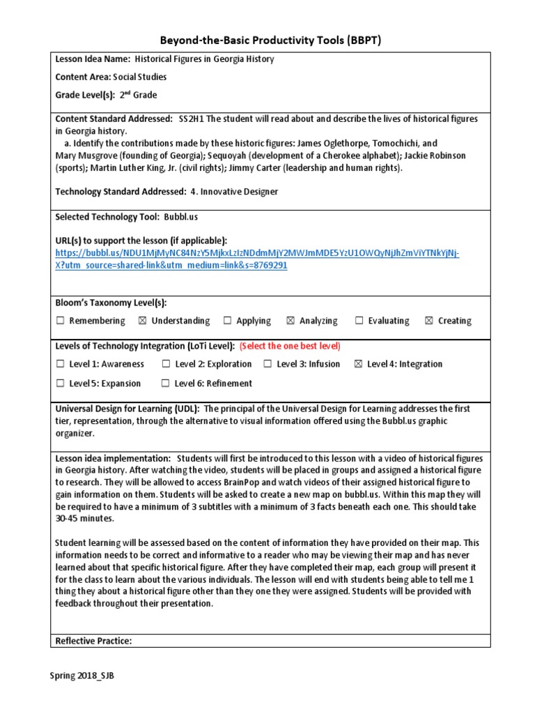 BBPT Lesson | PDF | Teaching | Learning