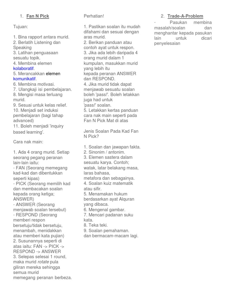 Fan N Pick LDP | PDF