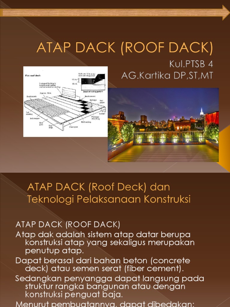 Atap Deck | PDF | Seni