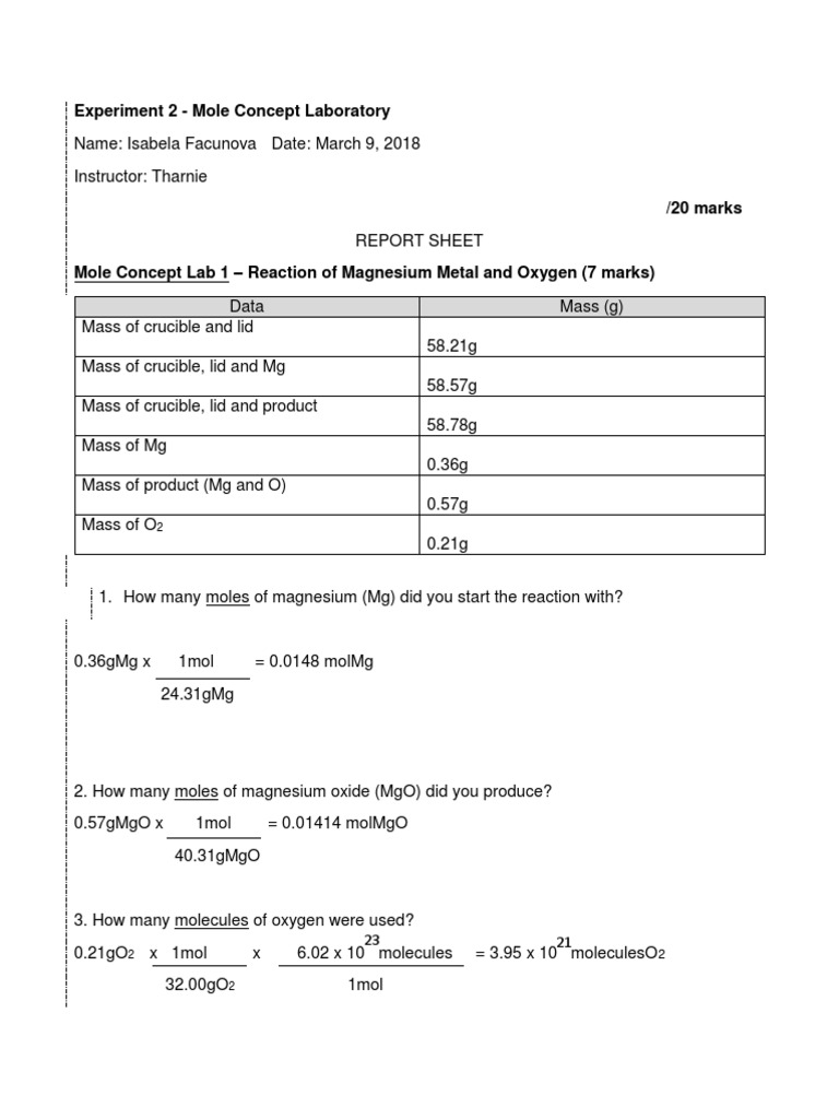Molar Mass and Mole Calculations | PDF | Mole (Unit) | Materials