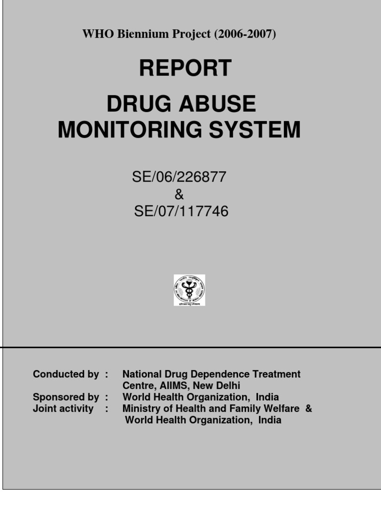 Mental Health & Substance Abuse Drug Abuse Monitoring System | PDF ...