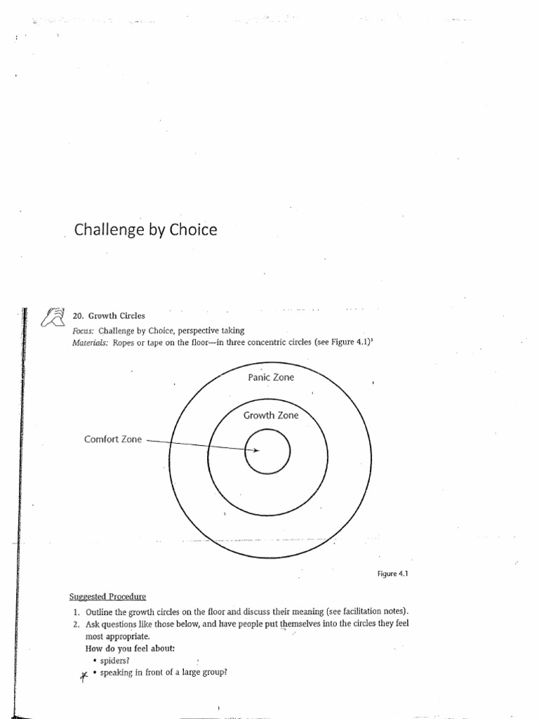 Challenge by Choice | PDF