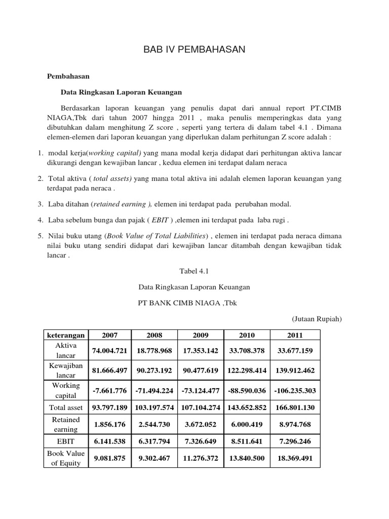 Rumus Rasio Keuangan | PDF