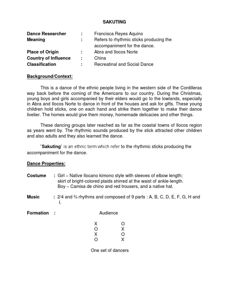 Sakuting Literature | PDF | Dances | Ct Scan