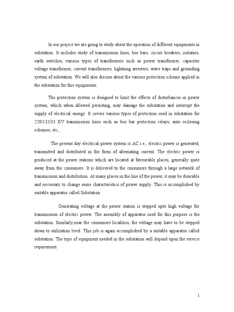 Substation Design PDF | Download Free PDF | Electrical Substation ...
