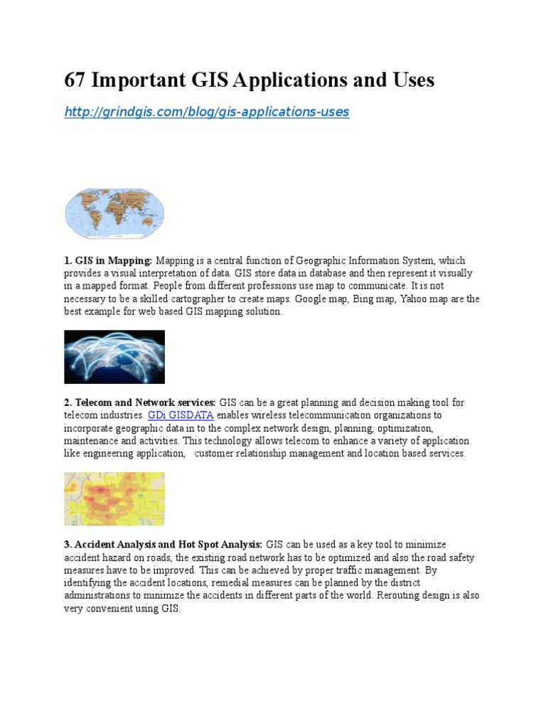 Key GIS Applications in Insurance Industry | PDF | Geographic ...