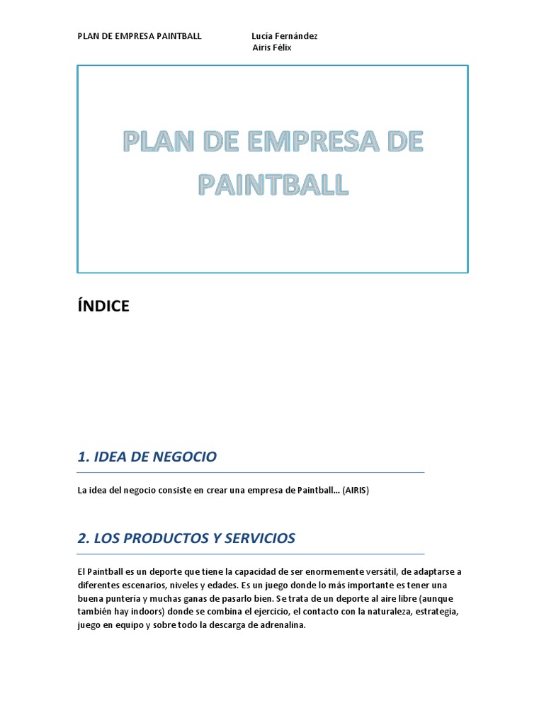 Paintball | PDF | Ocio | Deportes