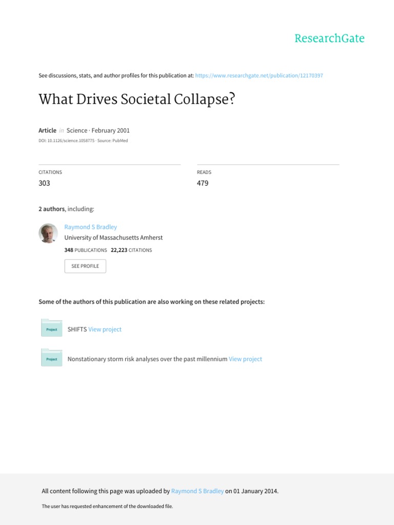 Causes of Societal Collapse Explained | PDF | Mesopotamia | Agriculture