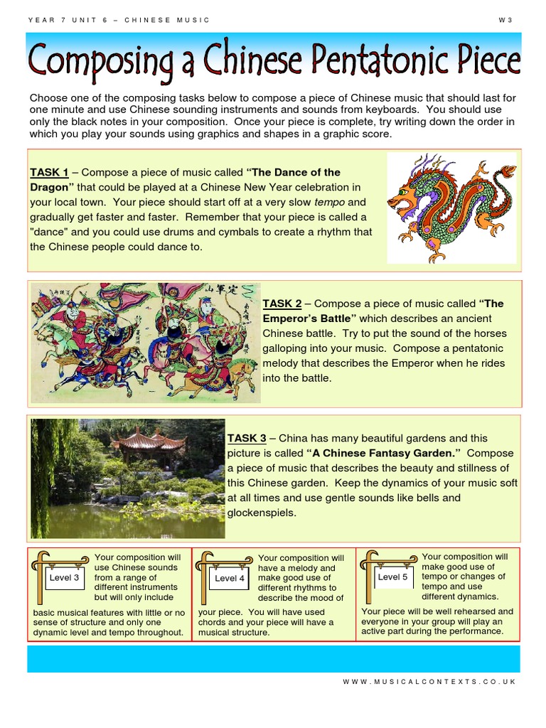 Chinese Music | PDF | Tempo | Musical Compositions