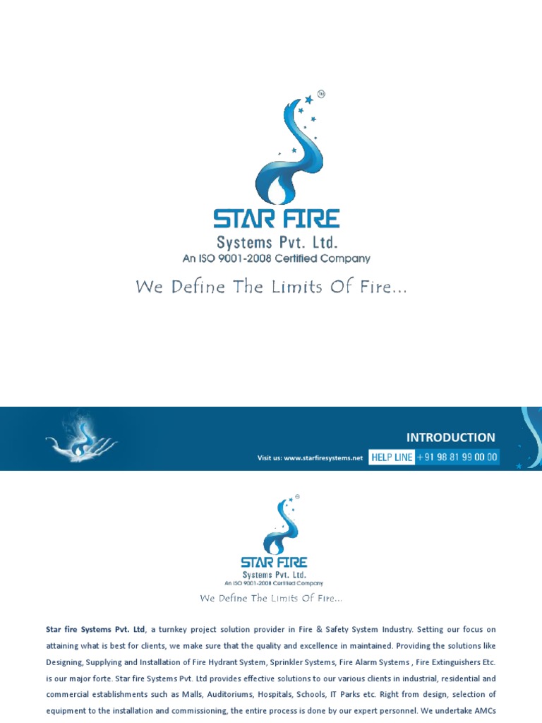 Corporate Brochure | PDF | Fire Sprinkler System | Firefighting