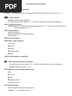 ICD-10 Codes for Pregnancy Complications | PDF | Childbirth | Preterm Birth