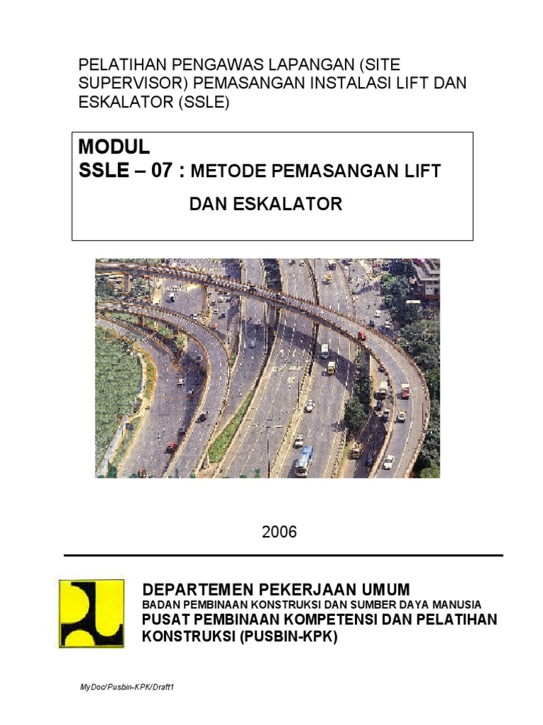 Metode Pemasangan Lift Dan Eskalator | PDF