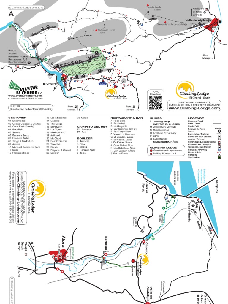 Map El Chorro 02 | PDF