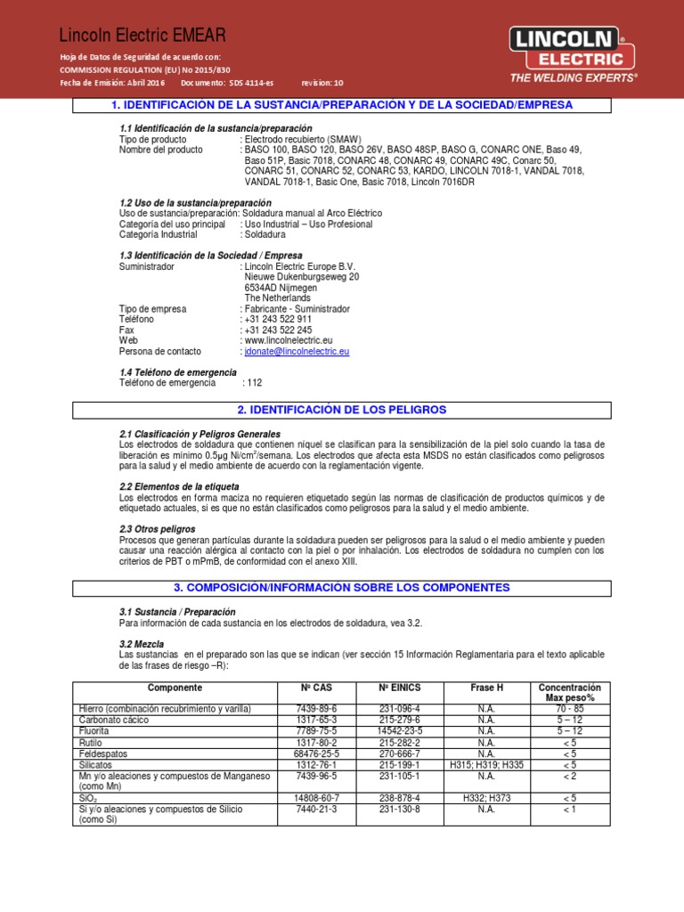 7018 Lincoln PDF | PDF | Soldadura | Construcción