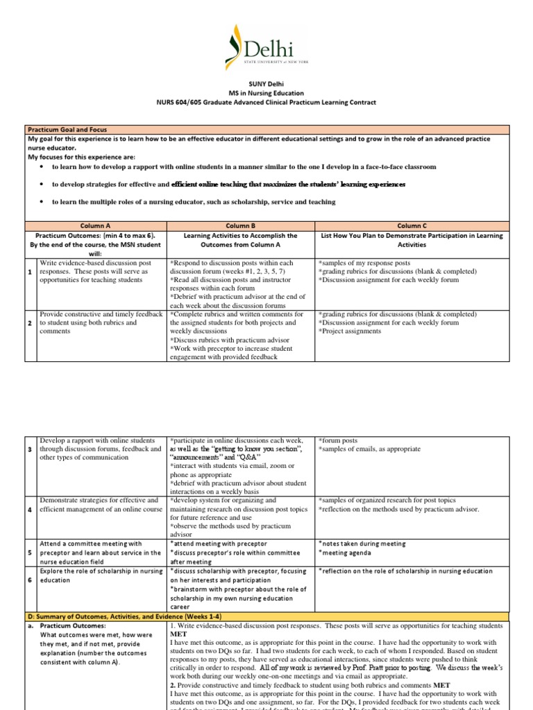 Nursing Educator Practicum Guide | PDF | Educational Technology | Teaching