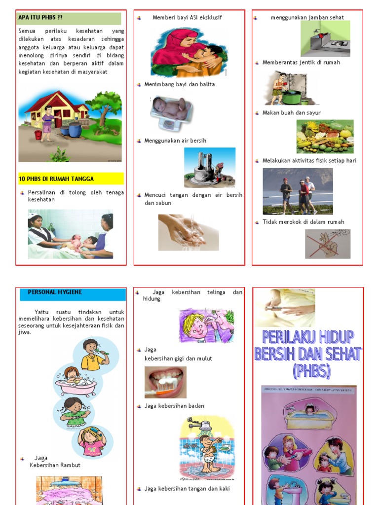 Leaflet PHBS Edit | PDF