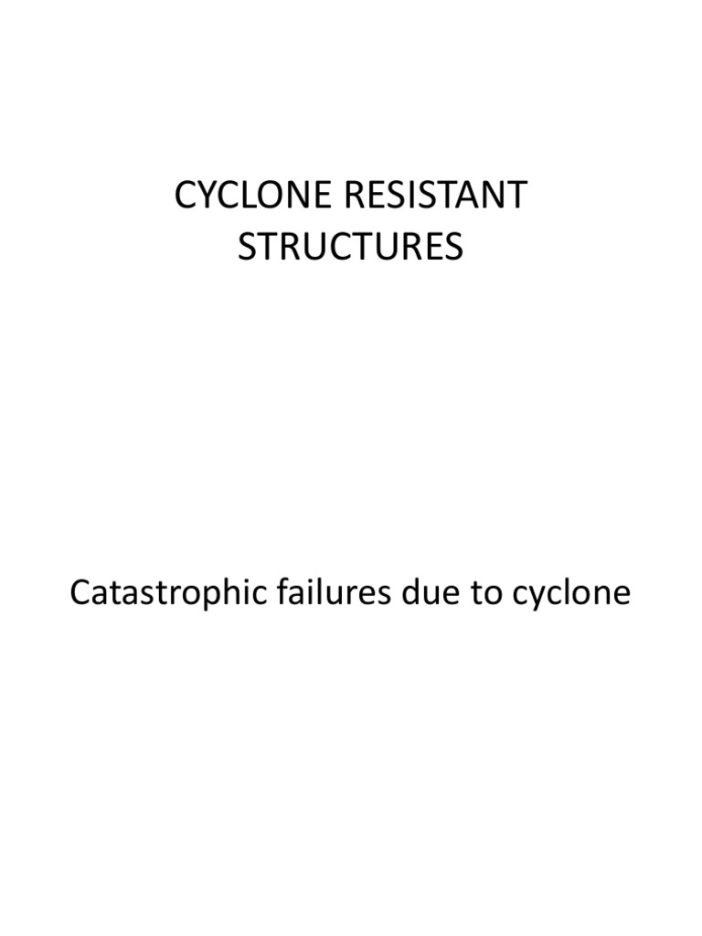 Cyclone Resistant Structure Design Guide | PDF | Wound | Roof