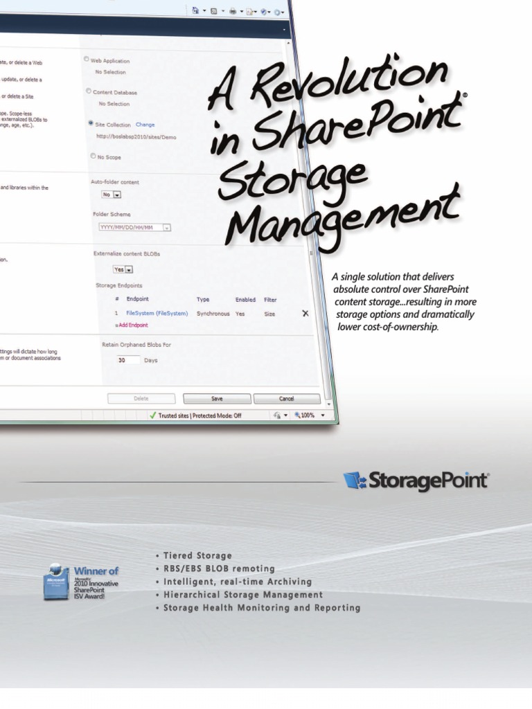 StoragePoint 3 0 | PDF | Share Point | Computer Data Storage