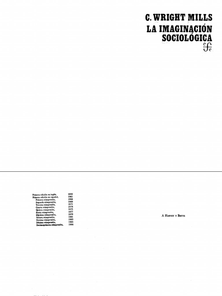 Wright Mills PDF | PDF | Science | Sociedad