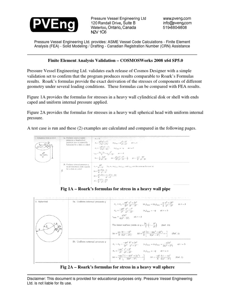 FEA Validation Release Rev1 | PDF | Finite Element Method | Stress ...