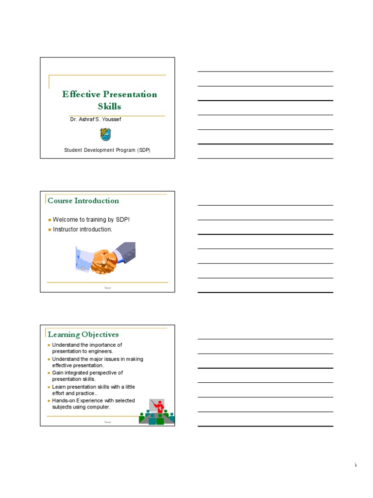 Effective Presentation Skills Skills: Course Introduction | PDF ...