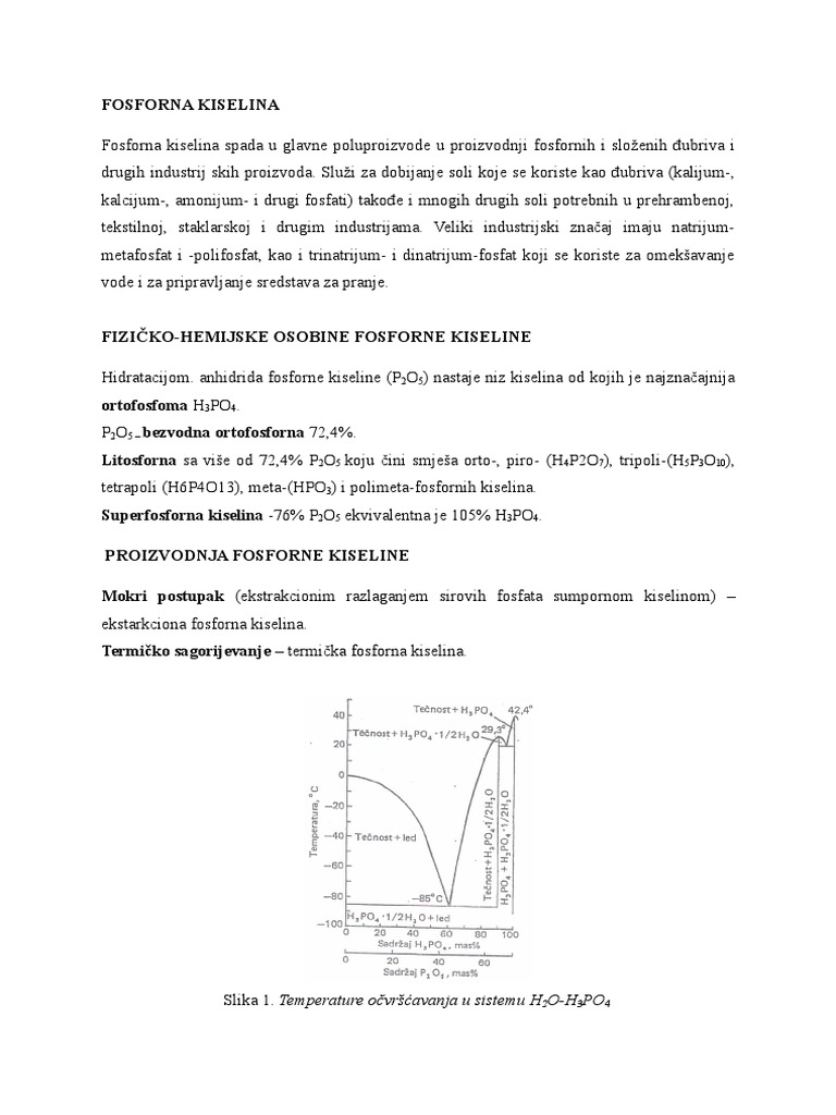 Fosforna Kiselina | PDF