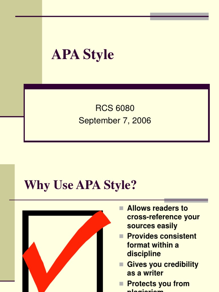APA Style | PDF | Citation | Attitude (Psychology)