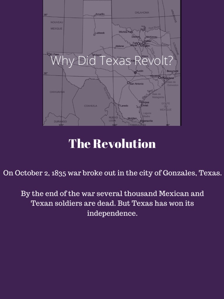 Causes of The Revolution | PDF | Mexican Texas | Independent Mexico