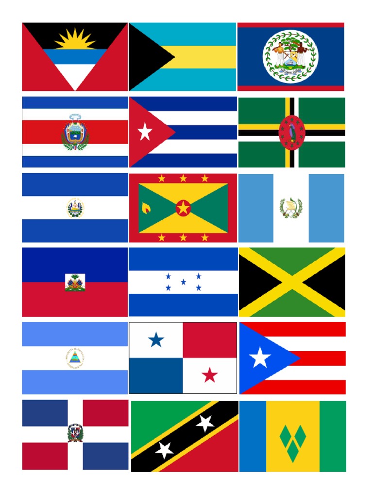 Banderas de America y Las Antillas | PDF