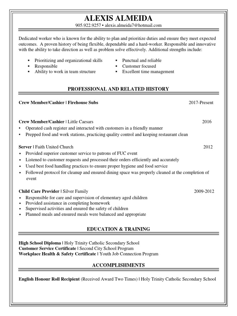 Alexis Almeida Resume-Updated | PDF