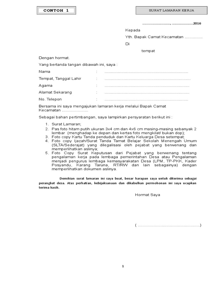 Contoh Format Lampiran 2 | PDF