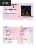 Contoh Rundown Acara Natal Sekolah Minggu | PDF | Agama & Spiritualitas