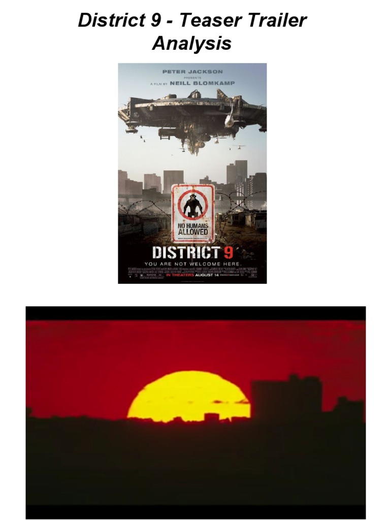 District 9 - Teaser Trailer Analysis | PDF
