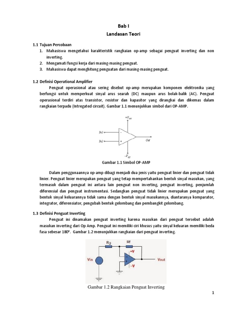 Penguat Inverting | PDF