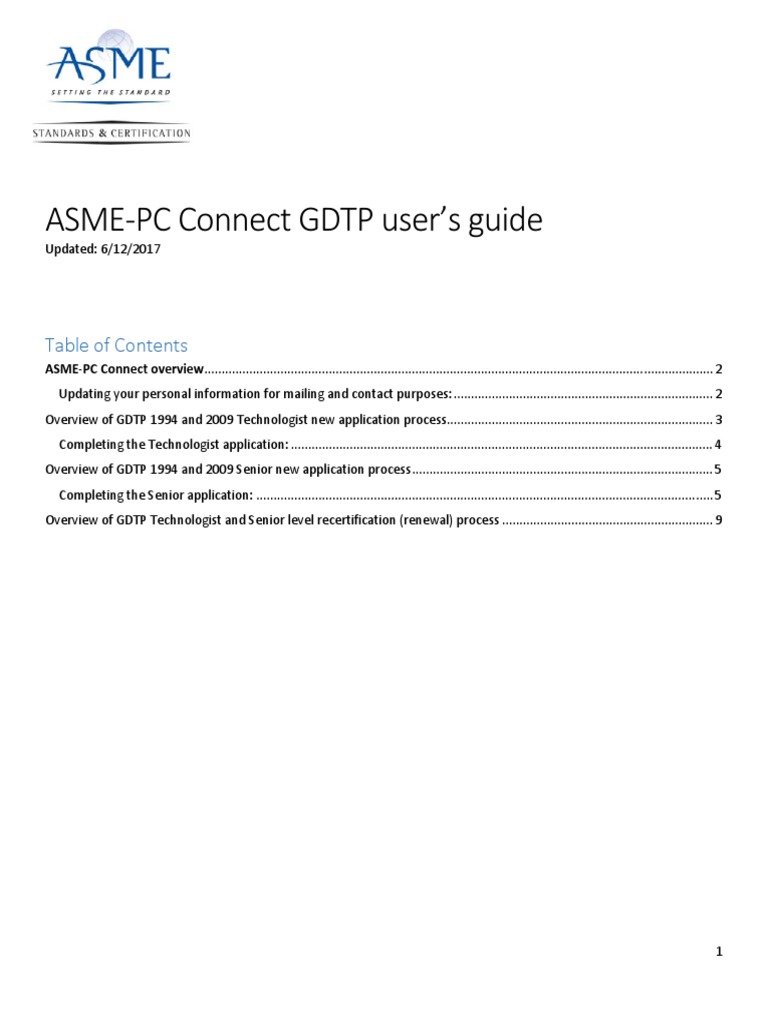 ASME PC Connet GDTP Users Guide New and Renewal | PDF | Email Address | Public Key Certificate